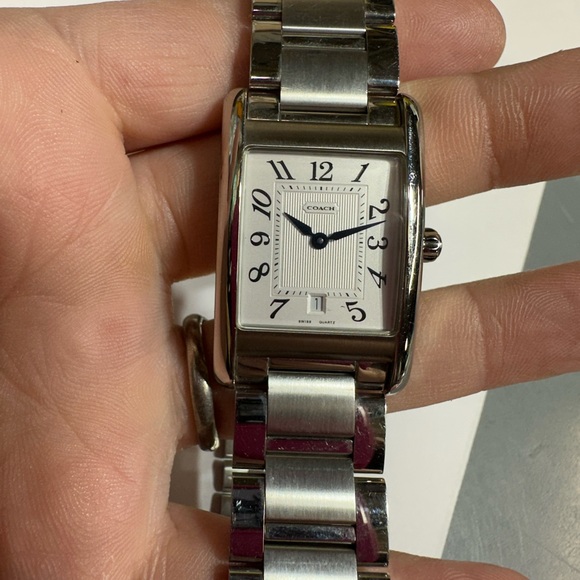 Coach | Accessories | Coach Womens Watch Tank Style Swiss Runs | Poshmark
